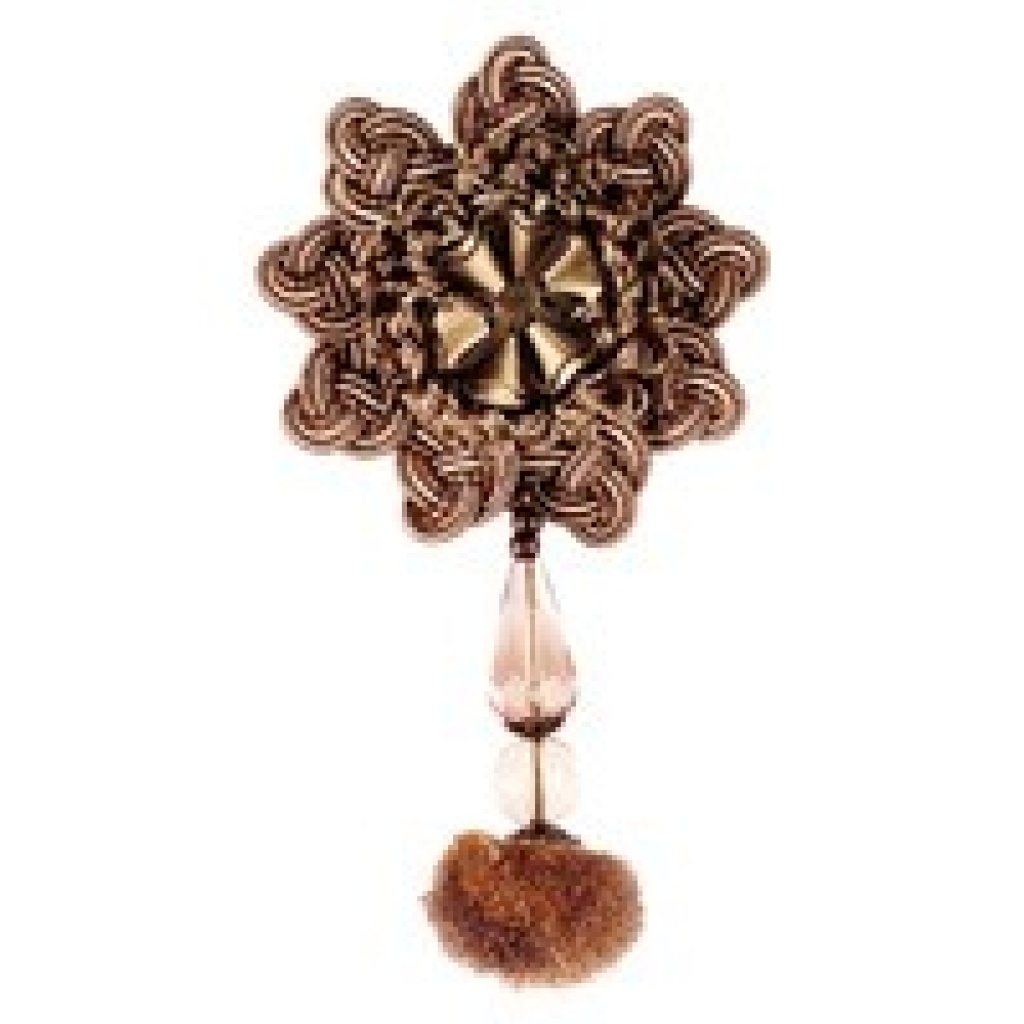Princess rosette and beads, Shingle - Colly Brook Fine Furnishings