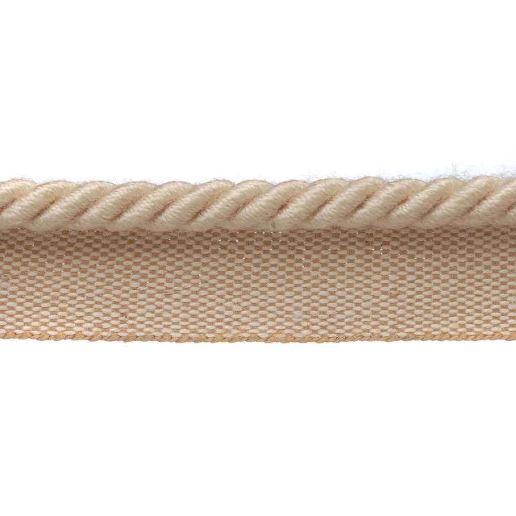 Oberon small flanged cord, Cream - Colly Brook Fine Furnishings