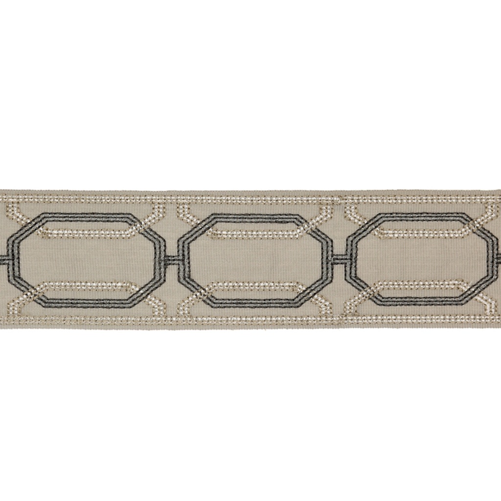 Colefax and Fowler Delano Octagon Braid, Charcoal - Colly Brook Fine ...